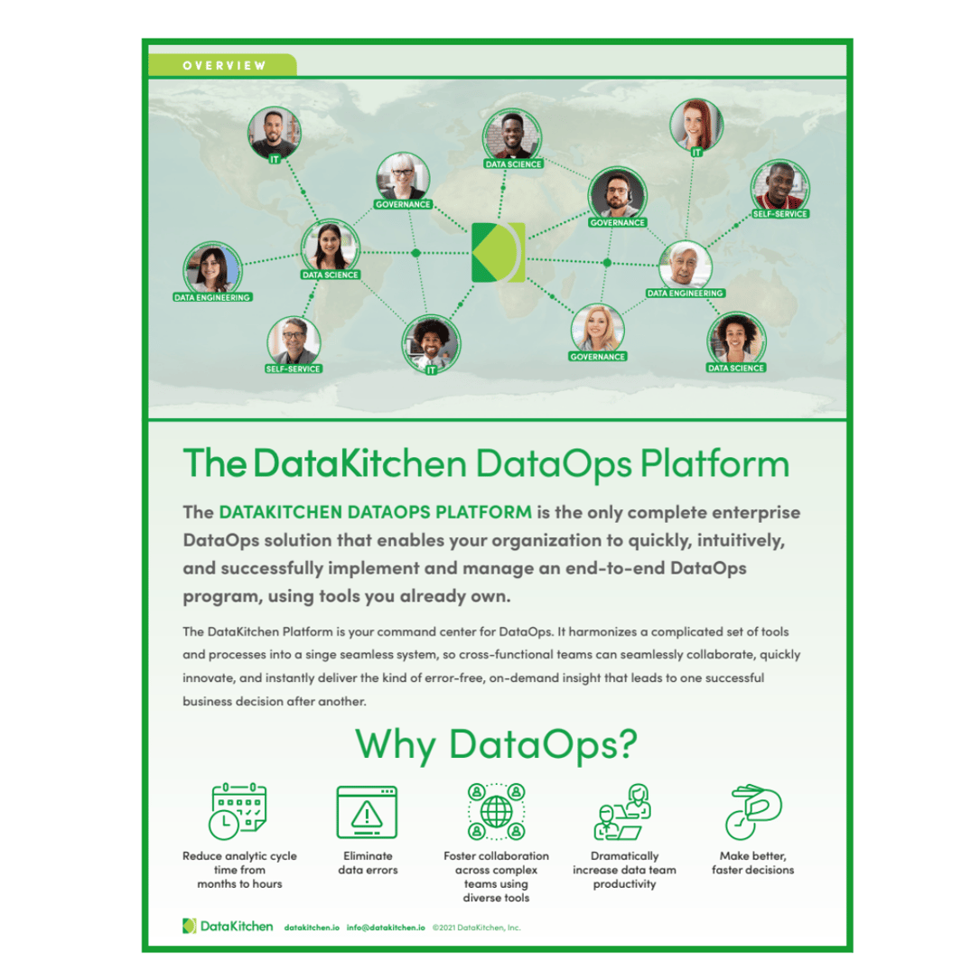 DataKitchen DataOps Platform Overview